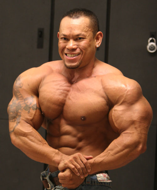 Strong Man: Top Muscular Man - Kris Dim, Cambodian professional bodybuilder