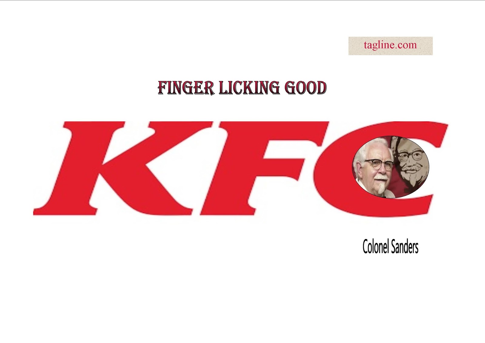 Tagline: Tagline of KFC