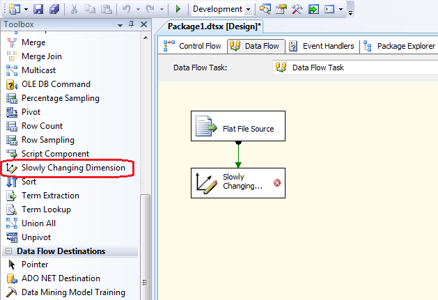 SSIS: Slowly Changing Dimension (SCD)