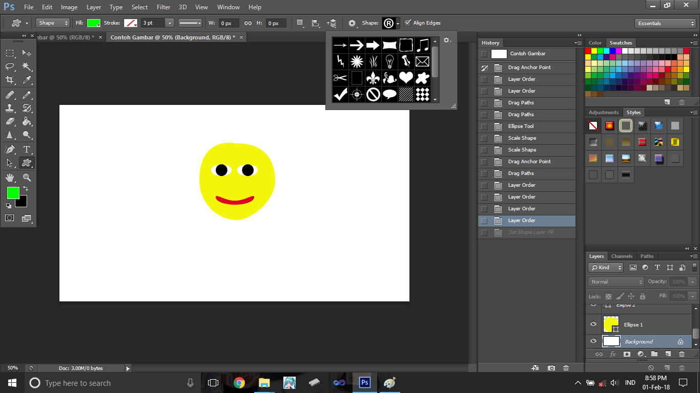 Pengertian Gambar Raster dan contoh membuat Gambar Raster di Photoshop ...