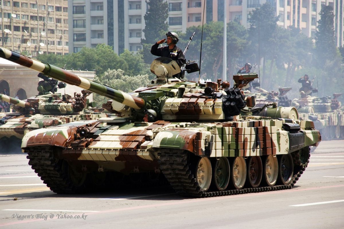Kazakhstani modernized T-72 on KADEX 2016