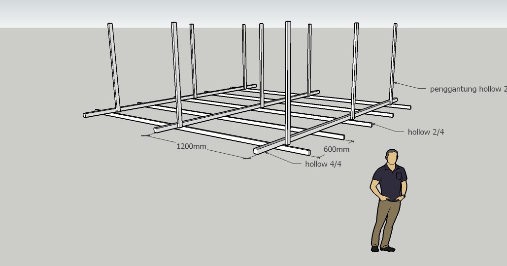 CARA PEMASANGAN PLAFON RUANGAN ~ kontraktor bangunan malang