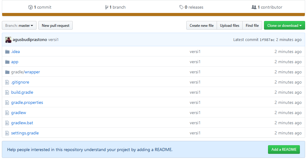 Cara Mengupload file ke Github - Agus Budi Prastono