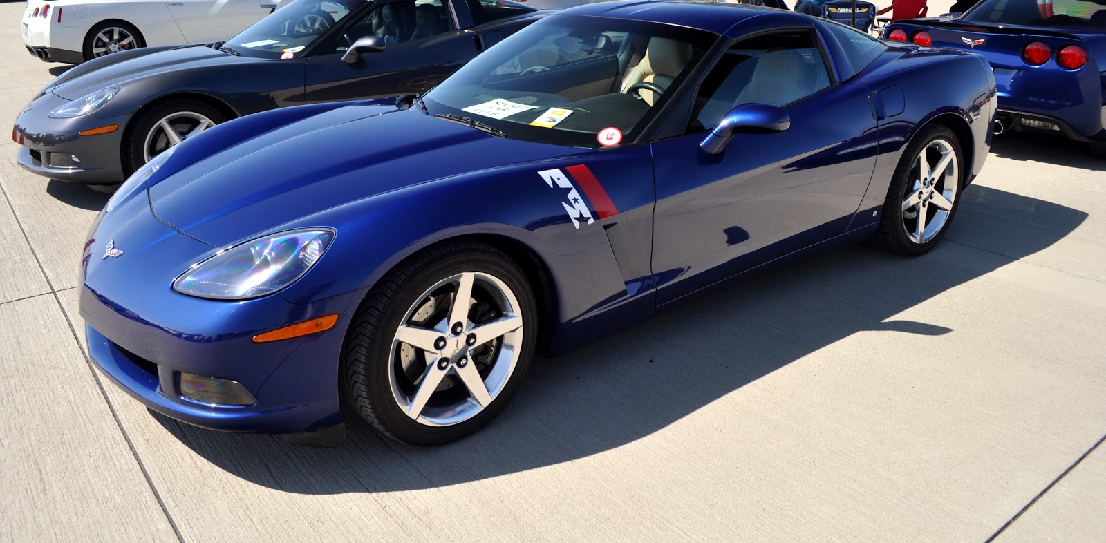 Just A Car Guy: cool stars and stripes on a Corvette