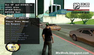 Menu de Stats v1.8 - MixMods - Mods para GTA SA e outros