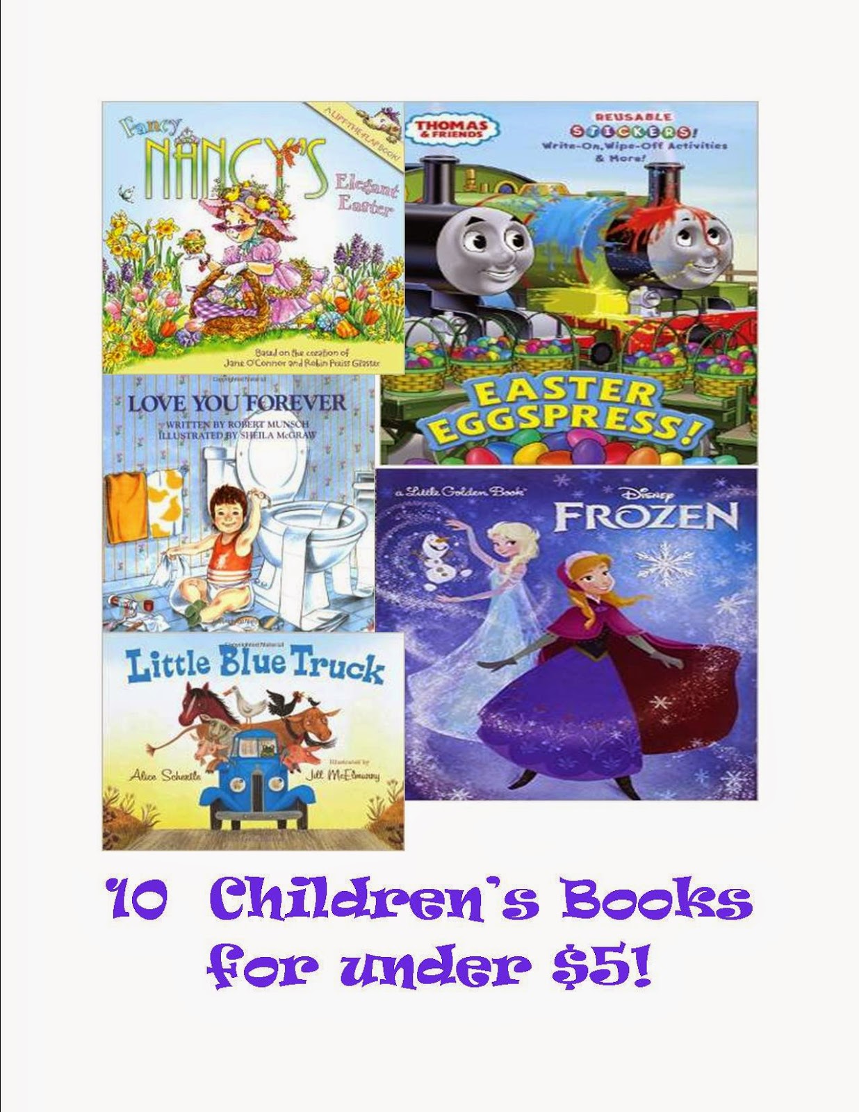 Stay at Home Mom with Money Saving Tips : 10 Children's Books for Under $5
