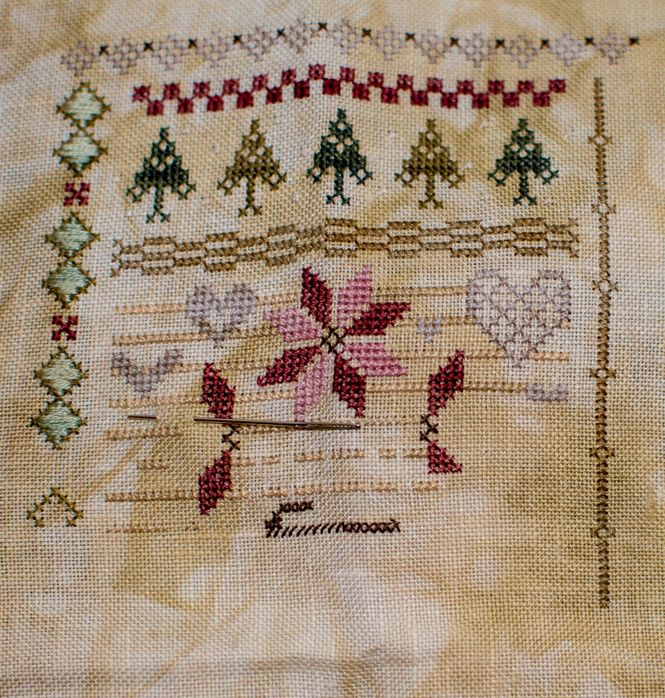 Committed Stitcher: Lines And Diamonds