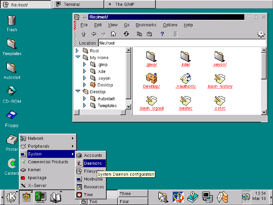 Caldera Linux - Sistema Operativo