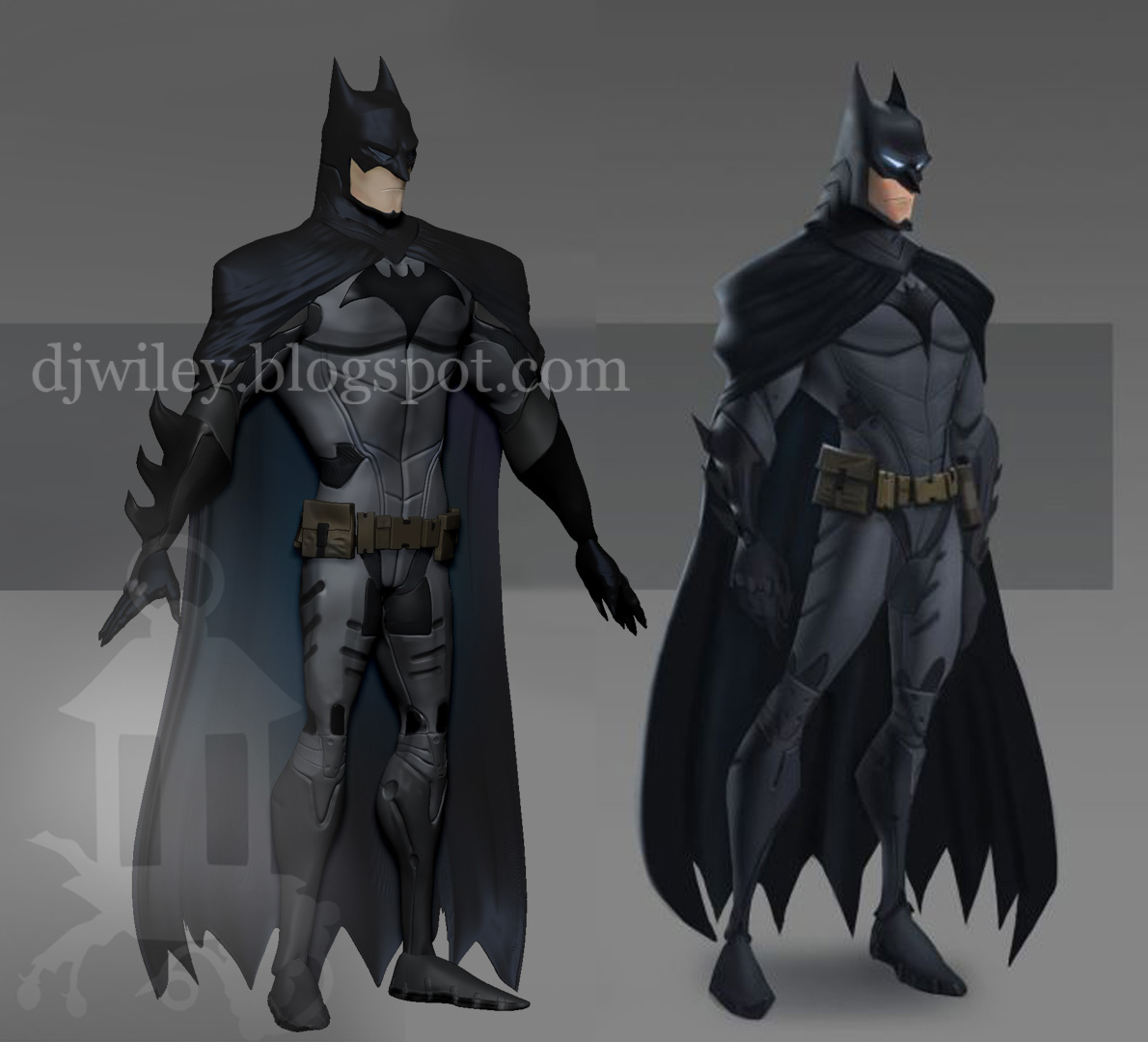 Daniel J Wiley's Portfolio: Quick Update: Finished Dragon / Batman Painted