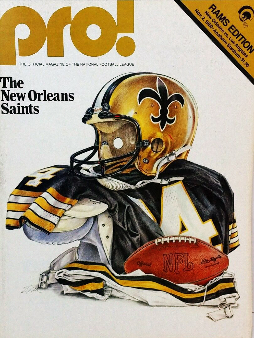 Pro Football Journal Presents: NFL Art: 1980 NFL Game Program Art