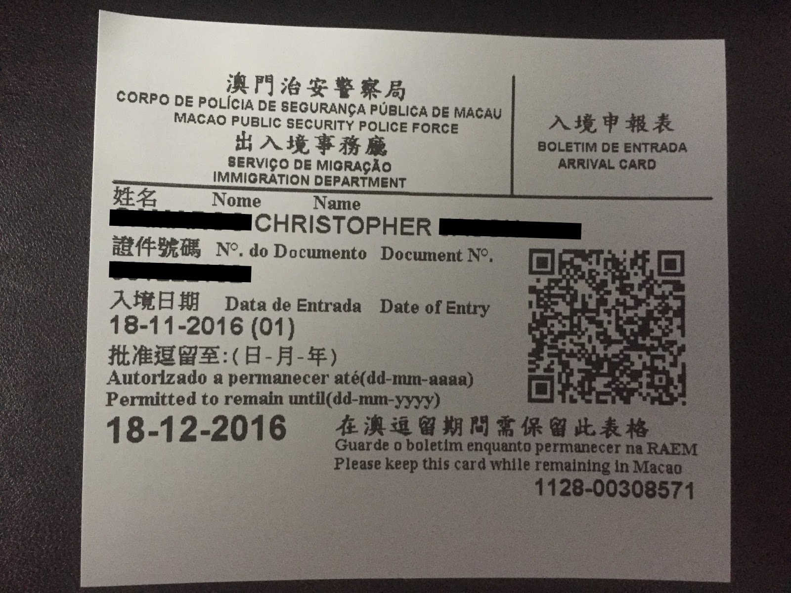 Christopher's Expat Adventure: Macau, China