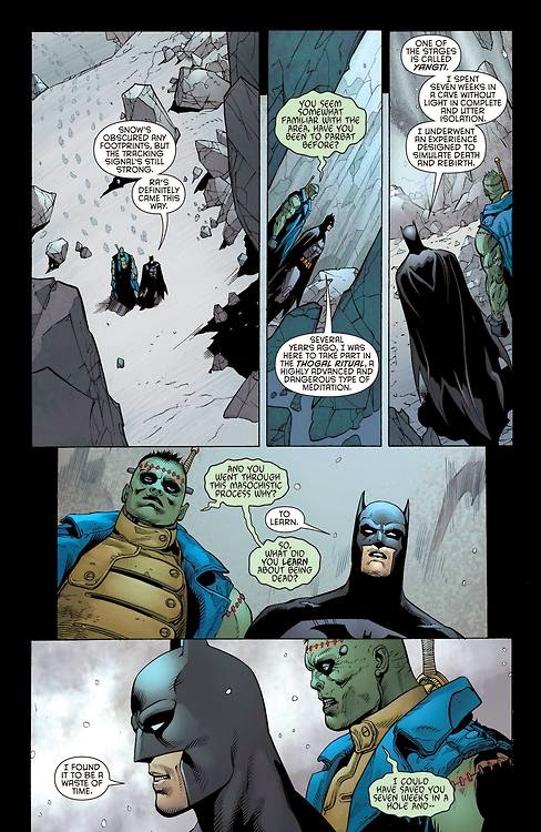 I Loved the Yeti: [Heroween] Frankenstein & Batman vs. Yeti