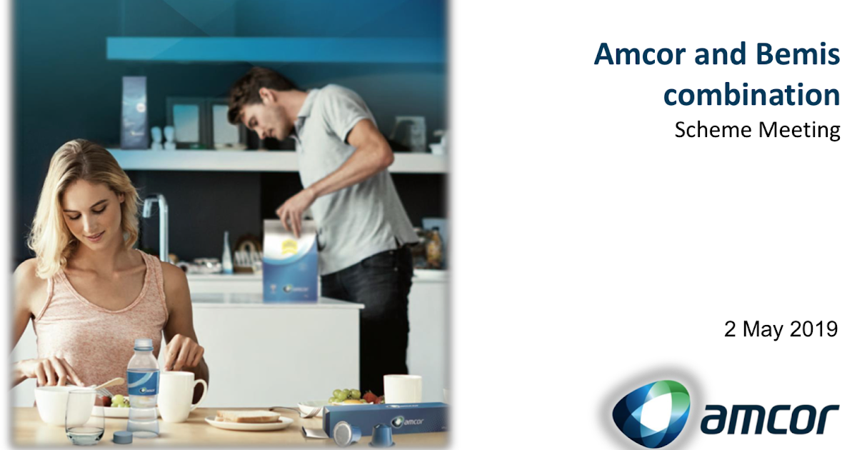 Amcor conclui aquisição da Bemis, criando a líder global em embalagem ...