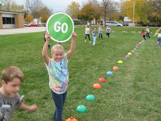 Carly's PE Games: Stop - Go - Slow Warm-Up Game for PE