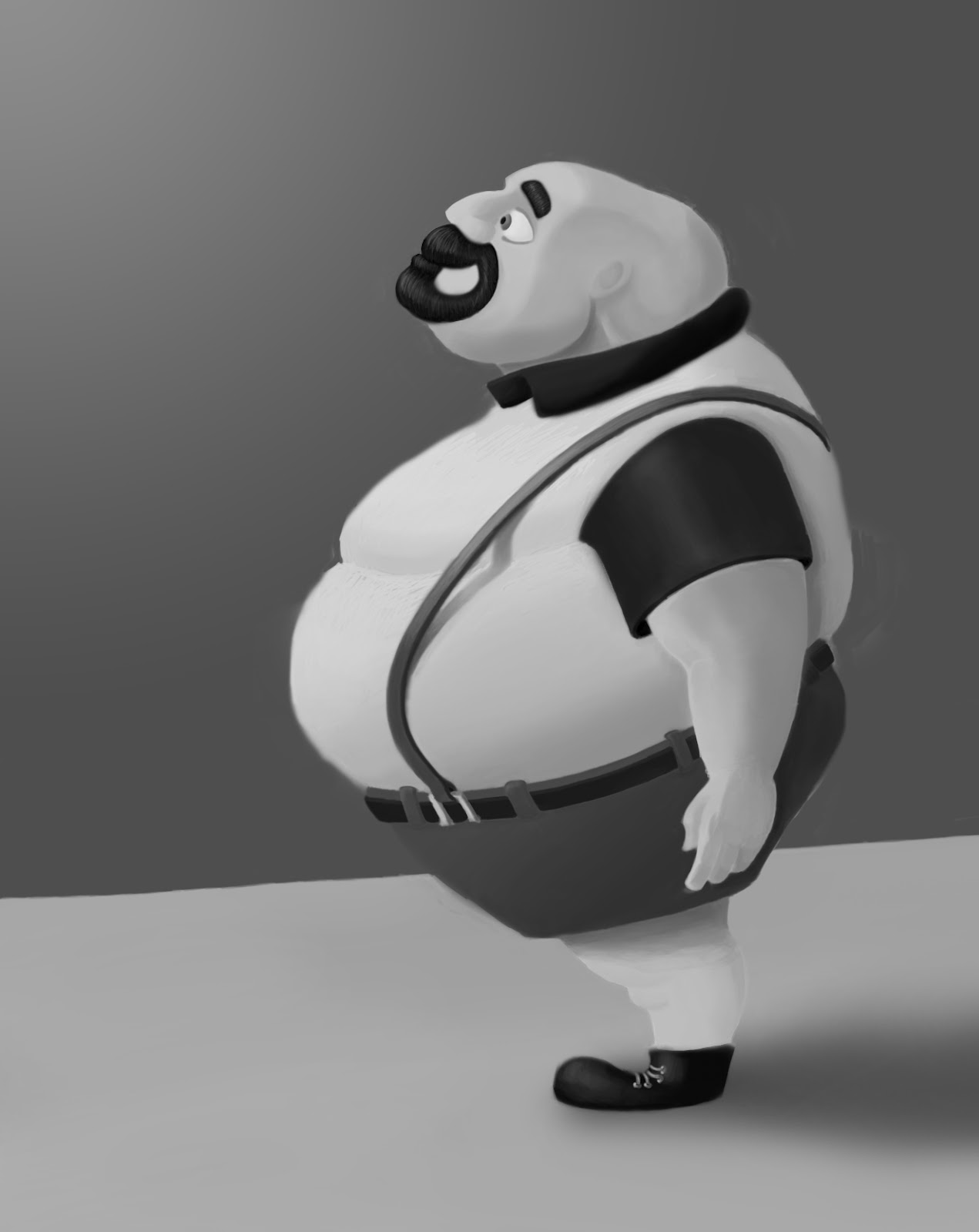 Animation-an-illusion: Mr. Fat