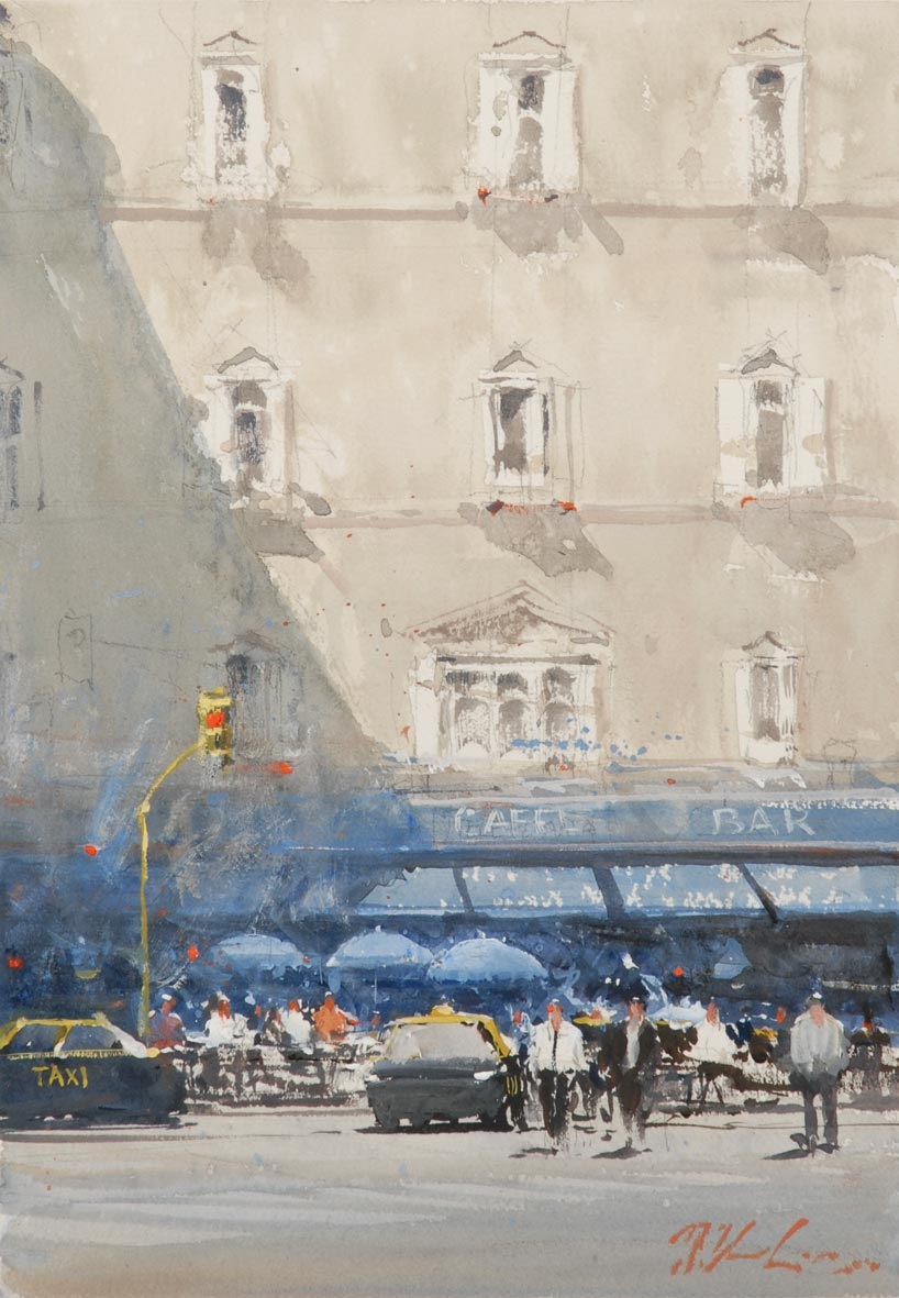 Joseph Zbukvic, 1952 | Watercolour Cityscape painter | Tutt'Art ...