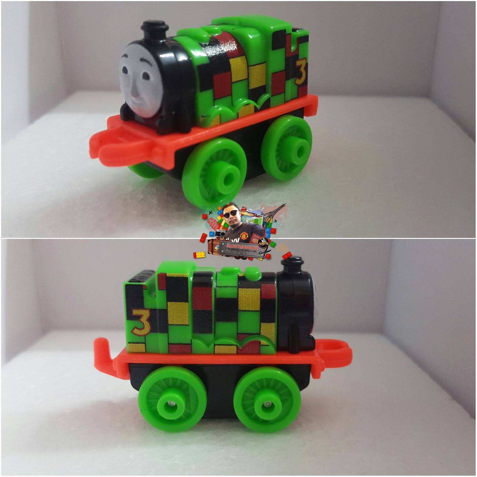 DAUS REDSCARZ: Koleksi Thomas & Friends Minis | Neon Henry | Gold Thomas