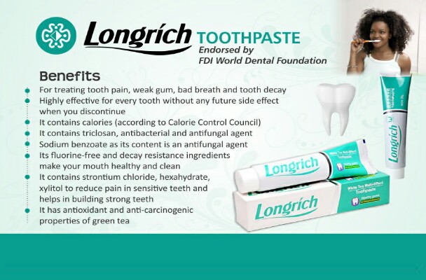 Longrichglobal: Longrich White Tea Multi Effect Toothpaste