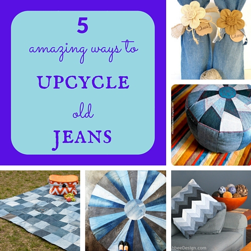 5 amazing ways to upcycle old jeans |Keeping it Real
