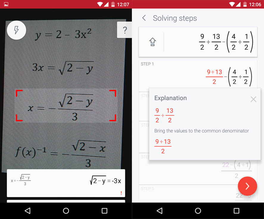 How To Solve Maths Problem Using Your Cell Phone Camera