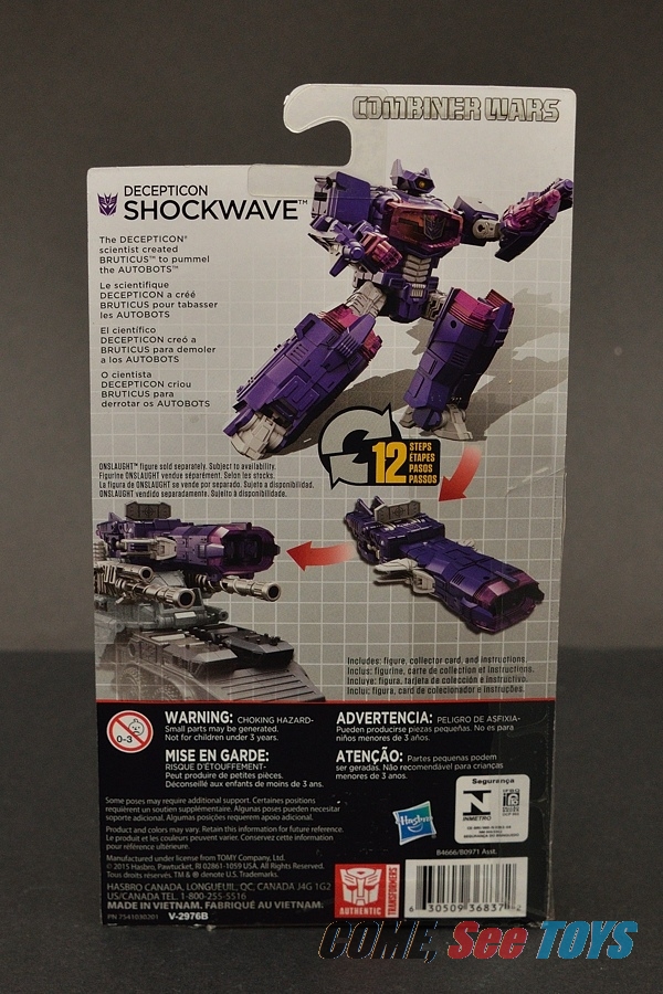 Come, See Toys: Transformers Combiner Wars Legends Class Shockwave