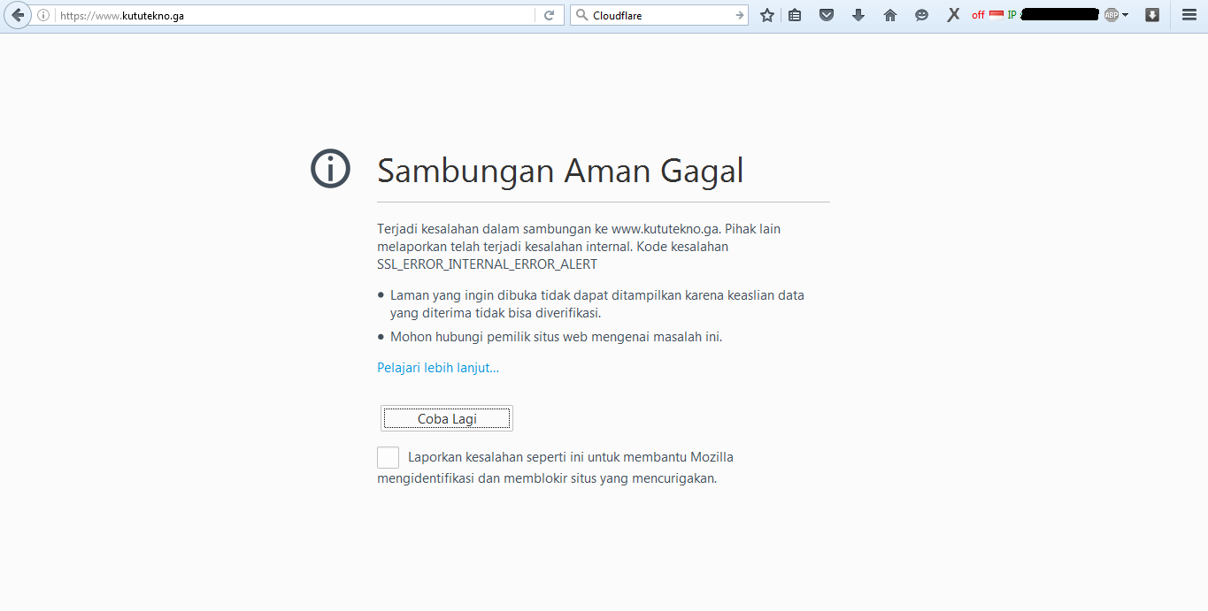 Cara Memasang SSL Gratis di Blog dari Cloudflare dengan Mudah ~ Kutu Tekno