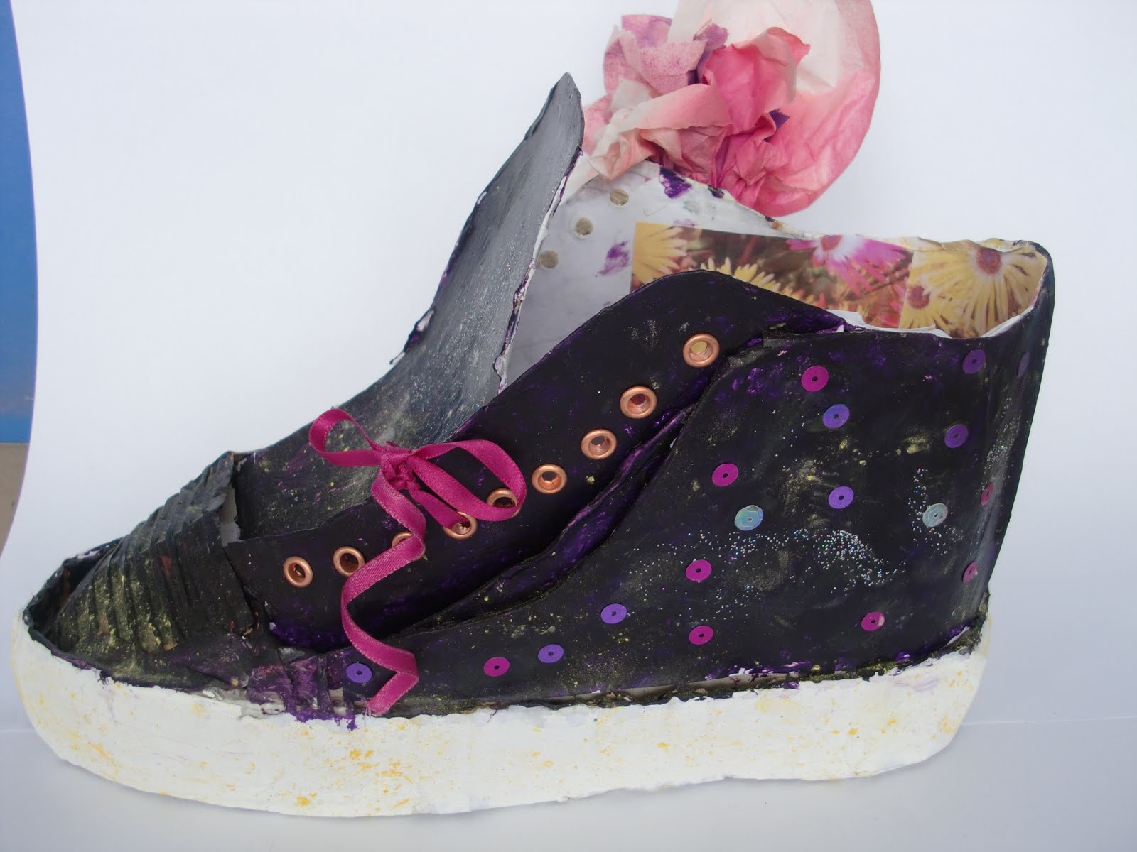 OLC ART: 2nd Yr Shoe Sculptures