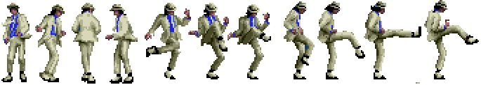 Michael Jackson Moonwalker Sprites