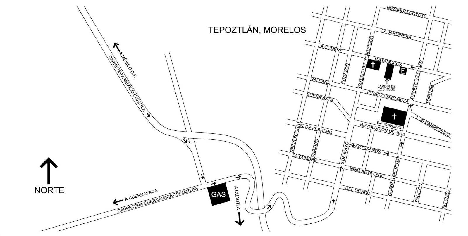 Dení y Fito: Dirección y mapa