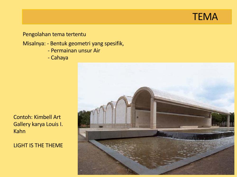 KONSEP PERANCANGAN ARSITEKTUR