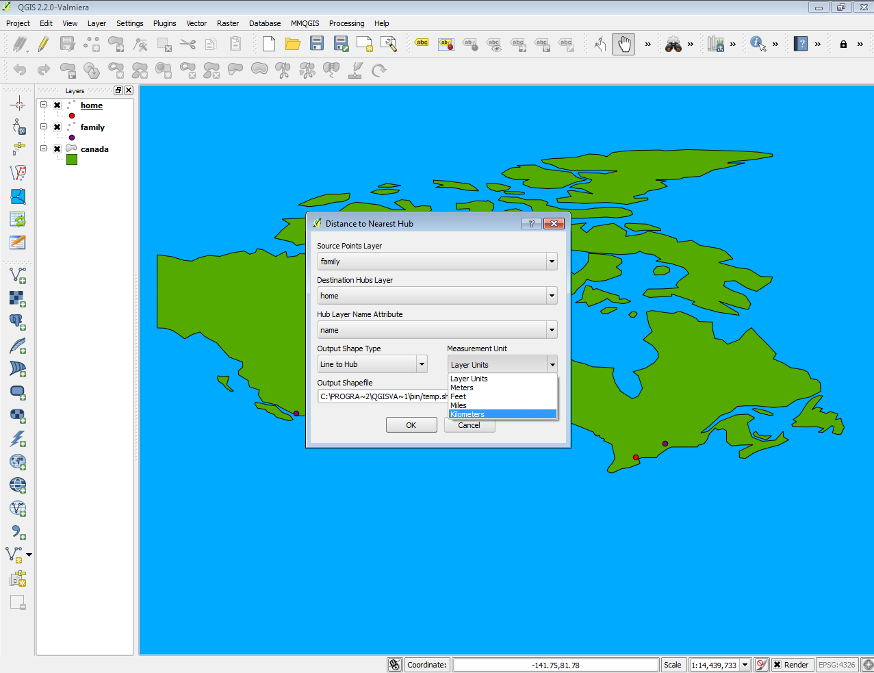 QGIS Tutorial: How to find the distance from multiple points to a ...