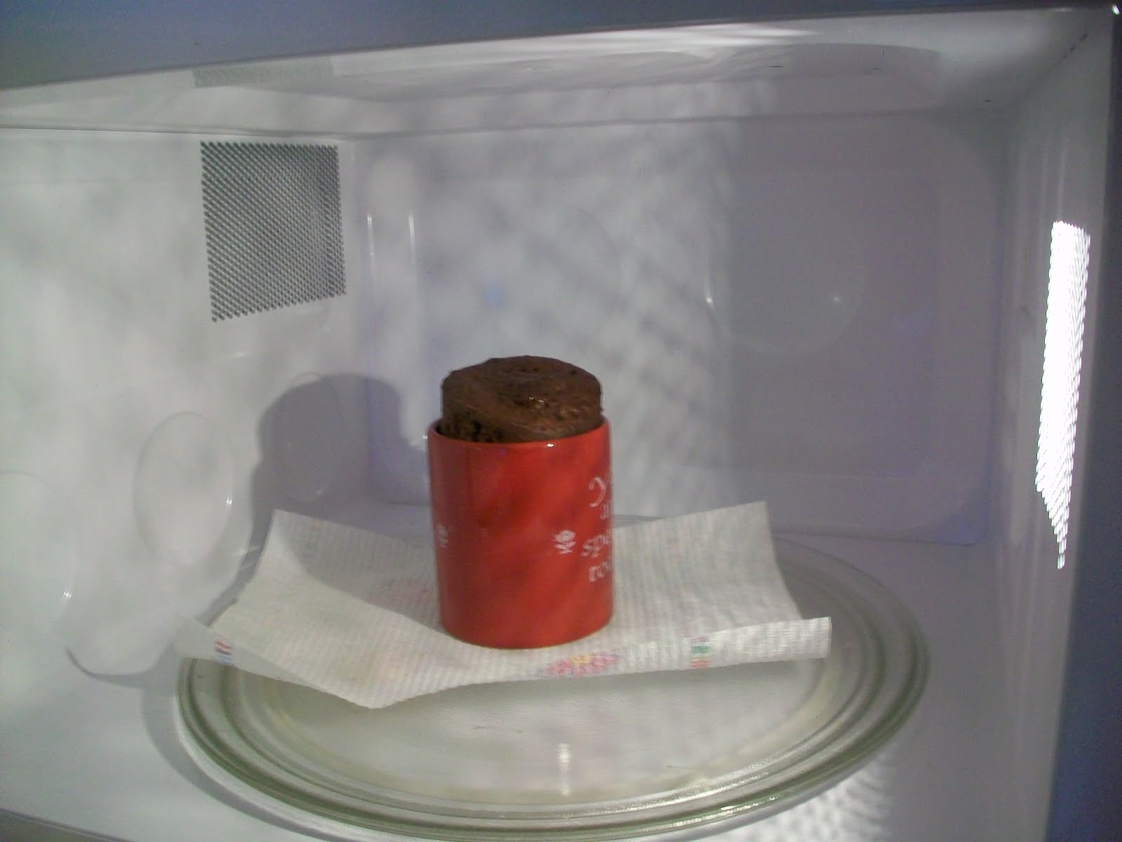 Microwave cake