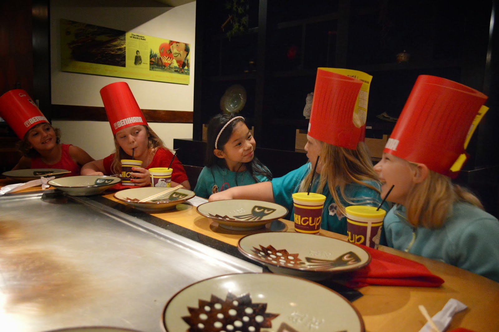 Miyu's Life: My 9th Birthday Party at Benihana! 私の9歳のお誕生日会はBenihanaレストランで★