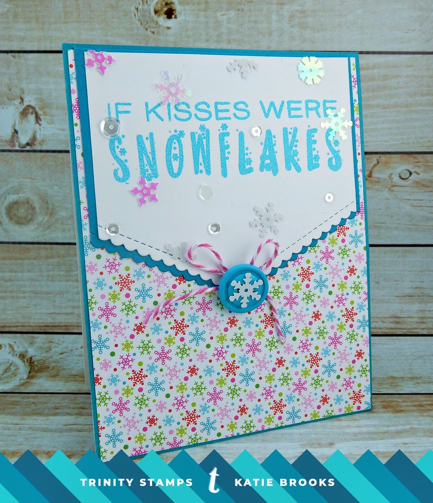 KB Stamps: If Kisses were Snowflakes....