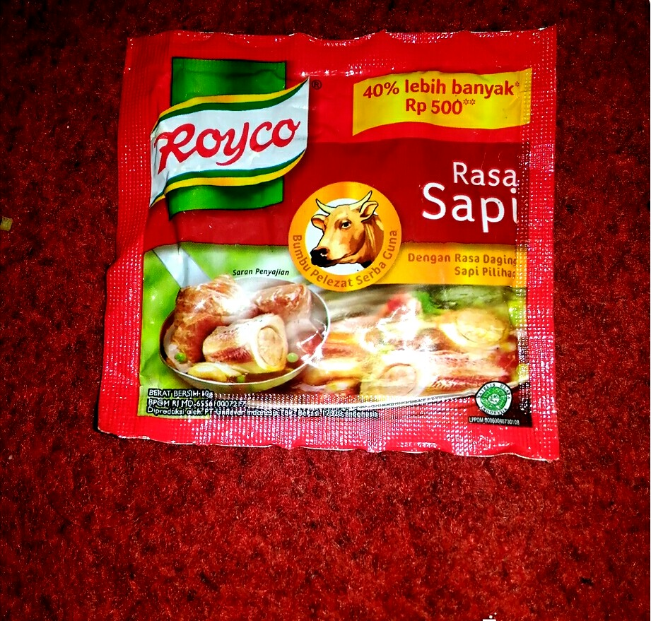 Komposisi Royco Rasa Sapi | Komposisi Produk