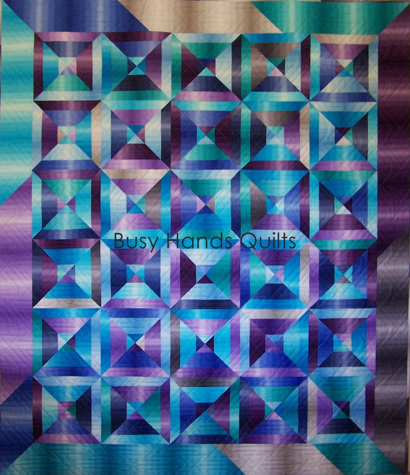 Busy Hands Quilts: Ombre Strip Square Lap Quilt | Finished or Not ...