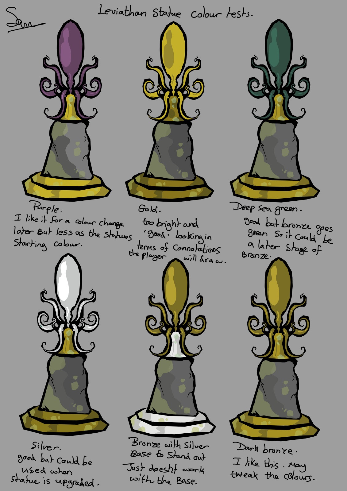 Leviathan: The Leviathan statue.