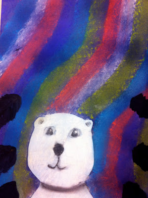 Expression of Imagination: "Polar Bears Under the Northern Lights" by ...