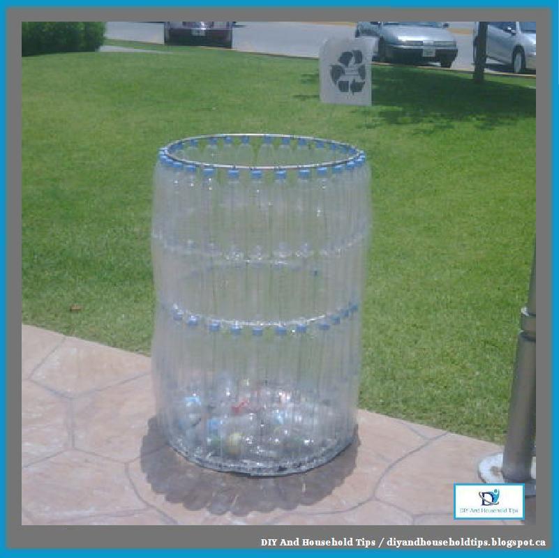 DIY And Household Tips: Turn Empty Pop Bottles Into A Garbage / Trash Can