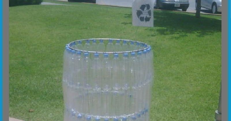 DIY And Household Tips: Turn Empty Pop Bottles Into A Garbage / Trash Can