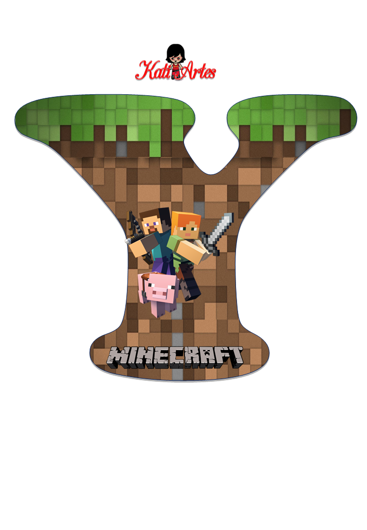 Abecedario de Minecraft. Minecraft Alphabet. - Oh my Alfabetos!