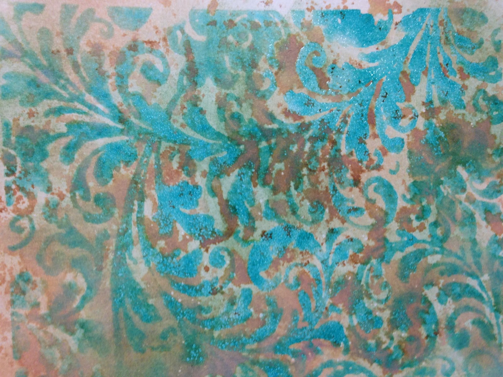 SewPaperPaint: Making Patterned Background Paper With Stamps