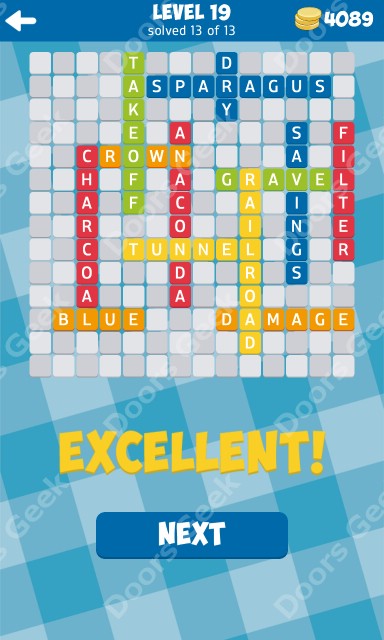 13 Word Connect Level 19 Answers ~ Doors Geek