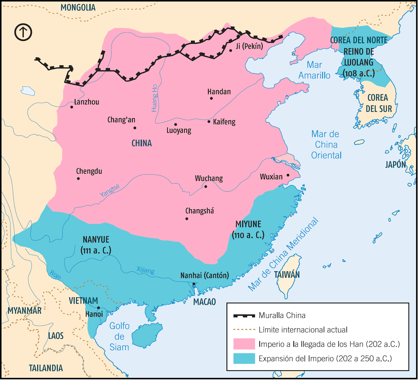 Social Site CSFB 1er año: Mapa de China antigua