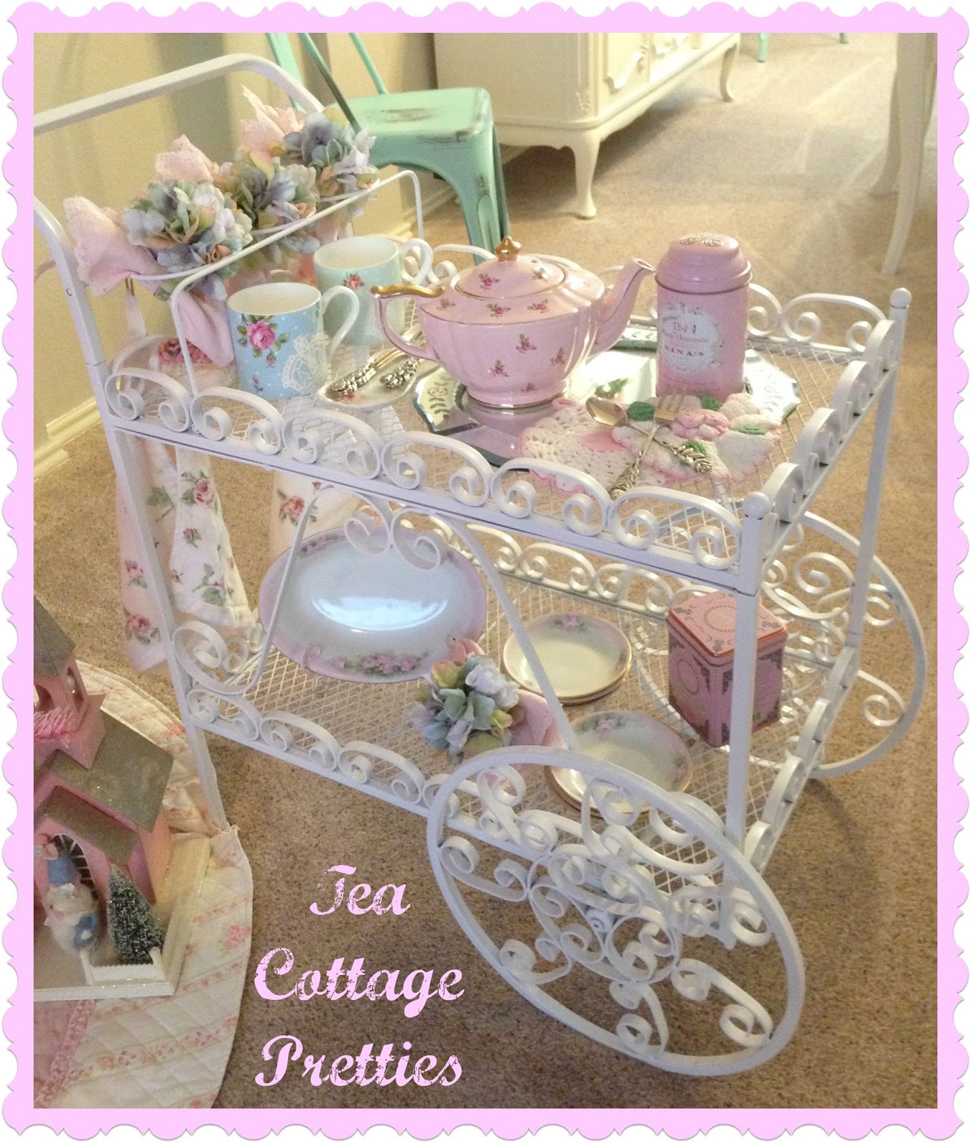 Tea Cottage Pretties: My Tea Cart