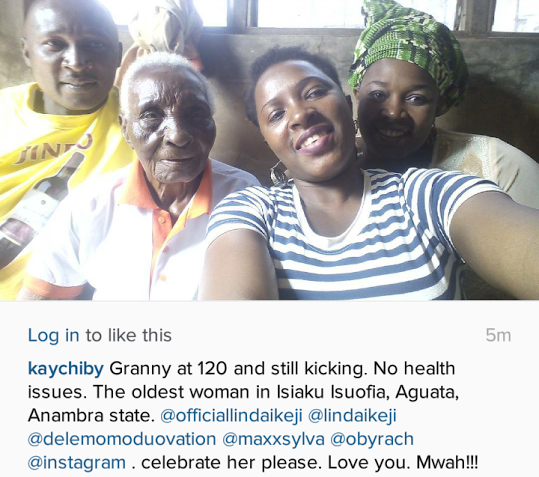 This lady says her granny is 120 years old..would that not make her the ...