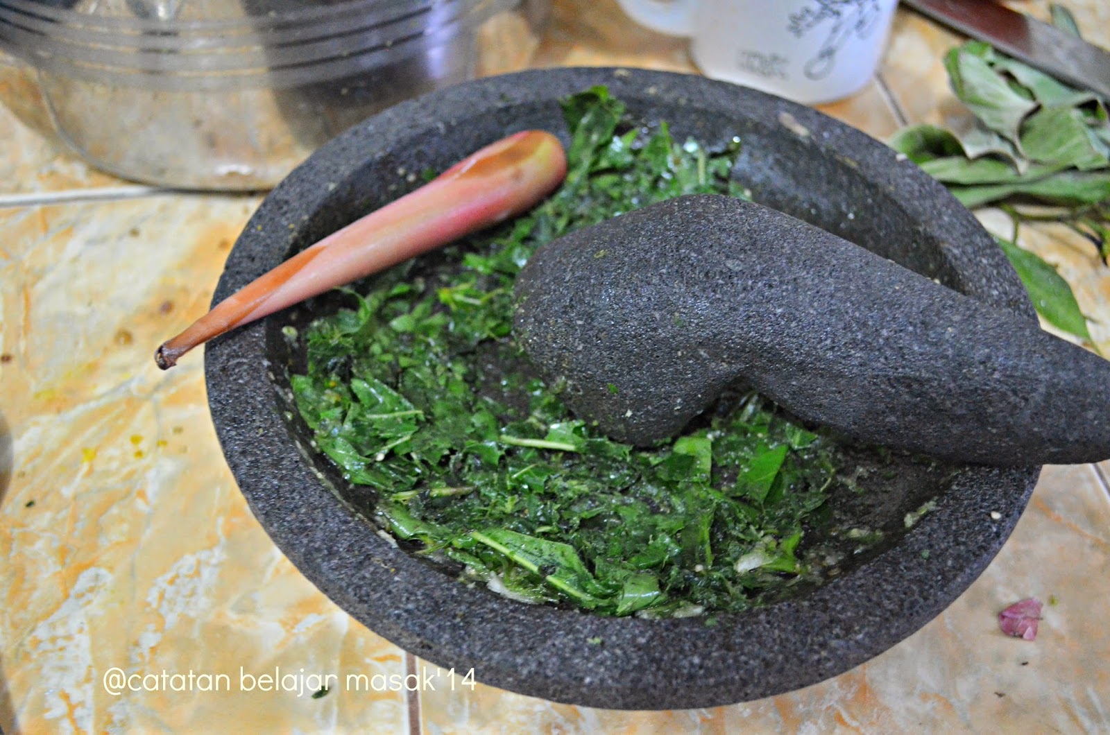 Sayur ubi (singkong) Tumbuk Kuliner Sumut | Catatan Belajar Masak