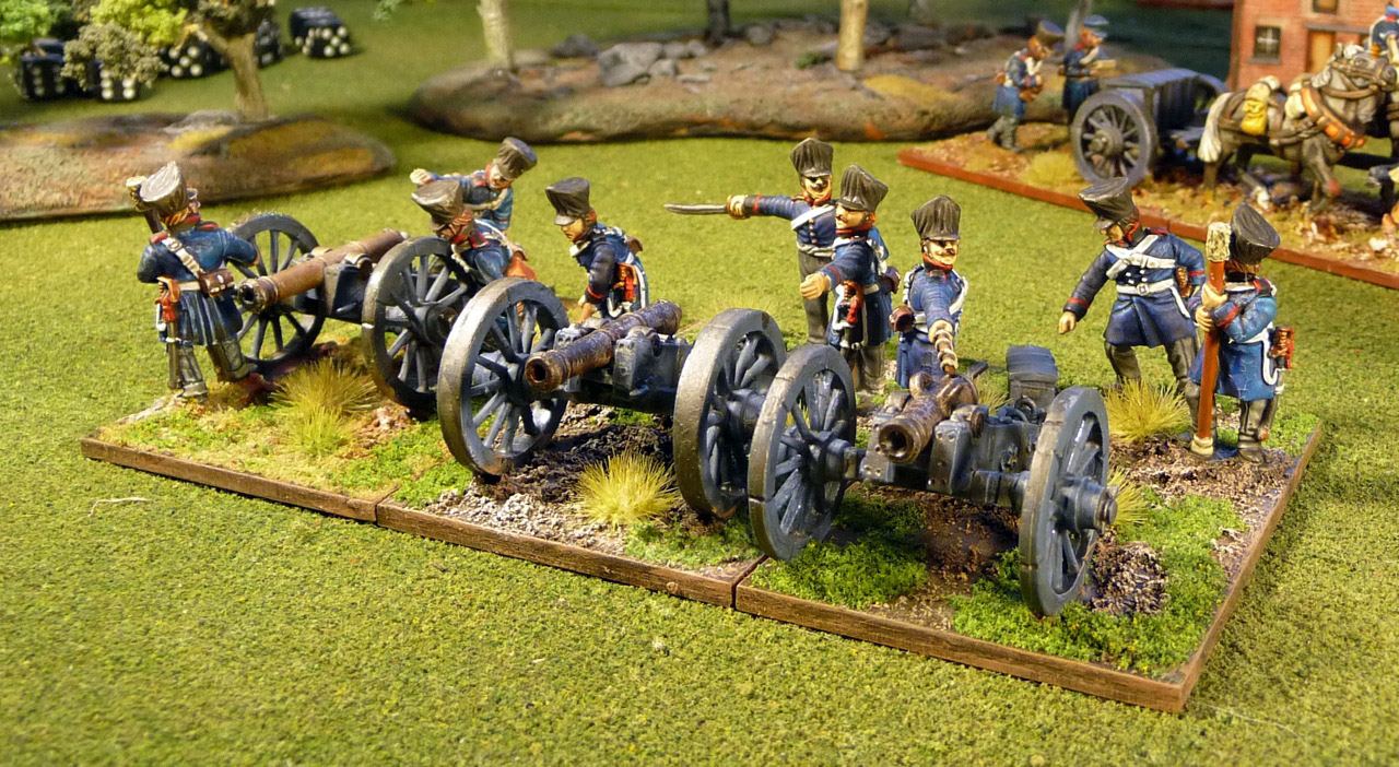 wargaming in 28 mm and sometimes smaller: Prussian Artillery