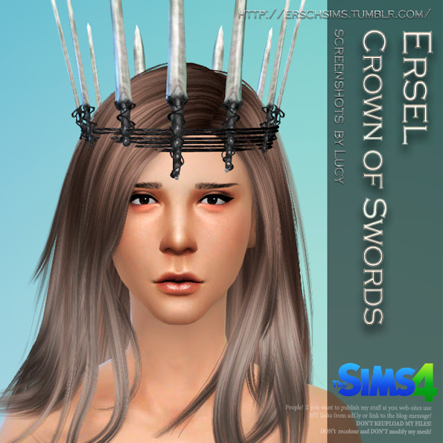 Crown of Swords by Ersel (sims 4) | ErSch Sims