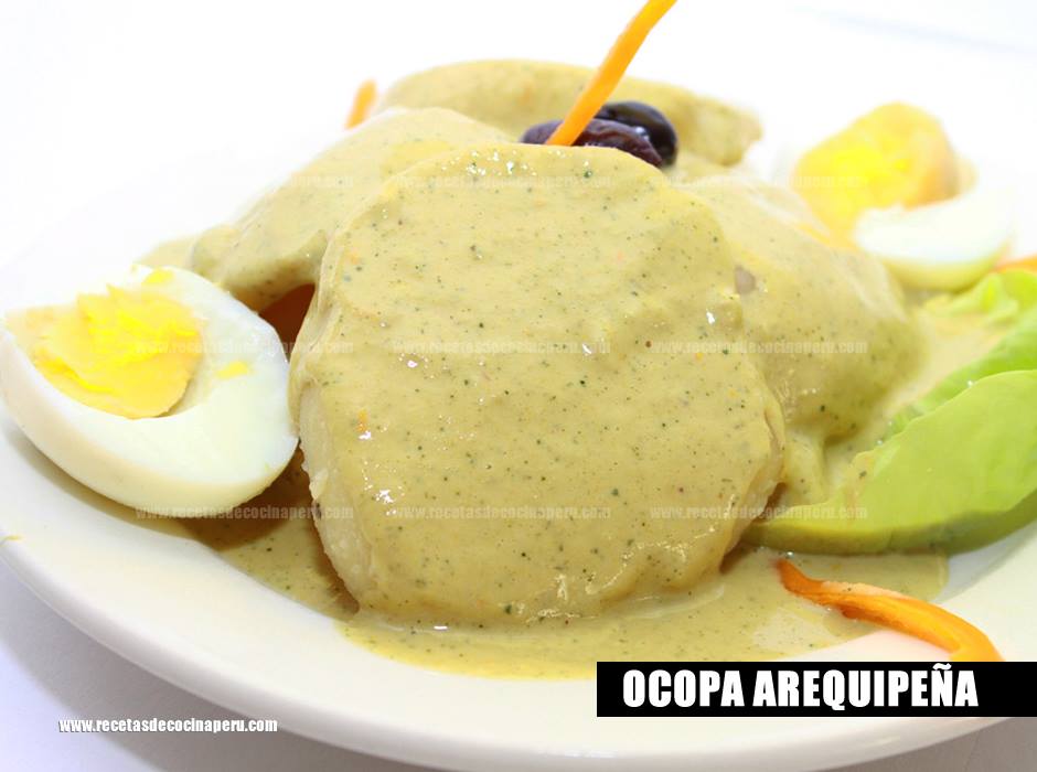 Receta de Ocopa Arequipeña | recetasdecocinaperu, recetas peru, recetas ...
